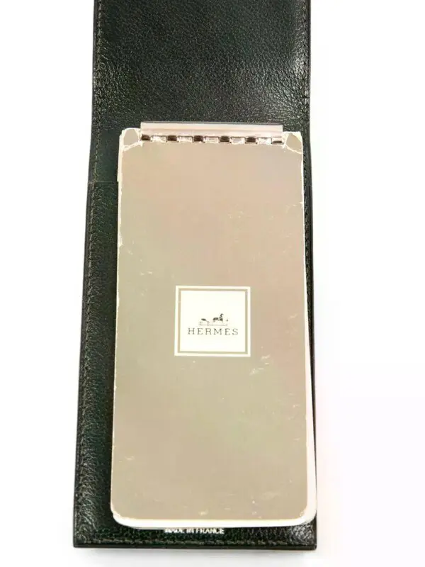 Hermès 2000s Lizard-effect Leather Note Case