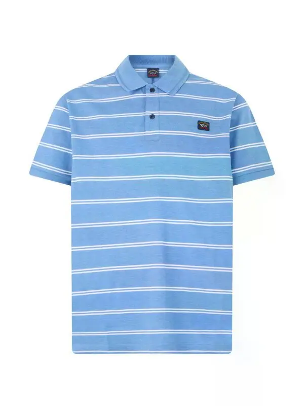 Paul & Shark Striped Short-sleeve Polo Shirt