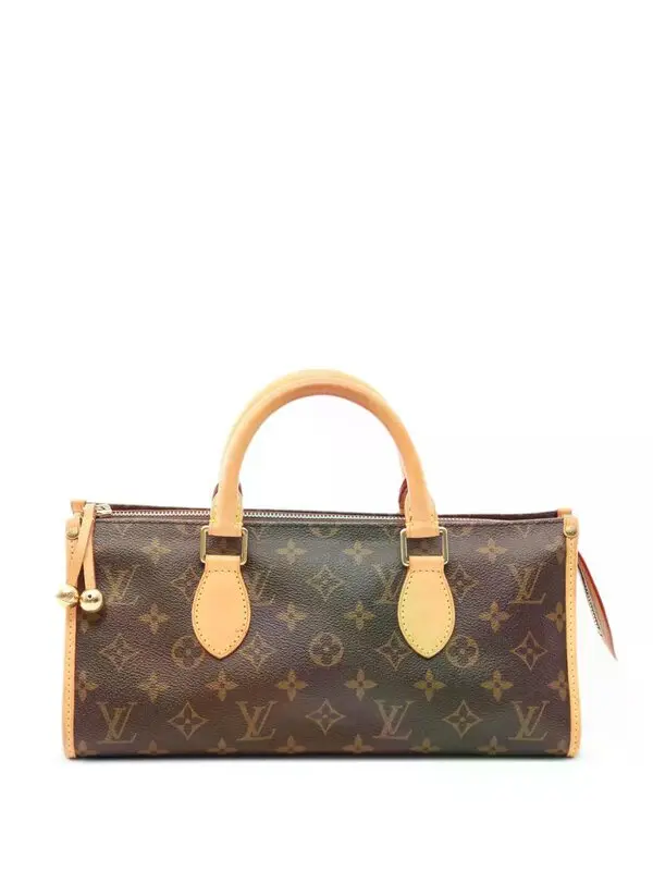 LOUIS VUITTON 2005 Popincourt Monogram Handbag - Brown