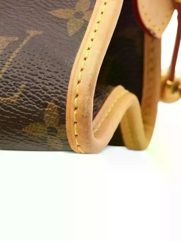 LOUIS VUITTON 2005 Popincourt Monogram Handbag - Brown