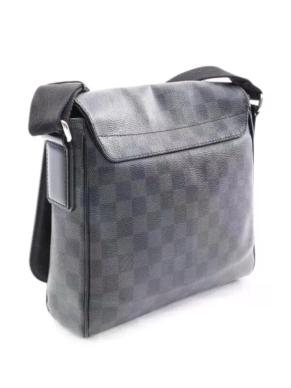 LOUIS VUITTON 2014 Damier Graphite District Pm Shoulder Bag