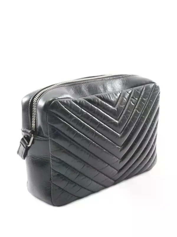 Saint Laurent Lou Crossbody Bag - Black