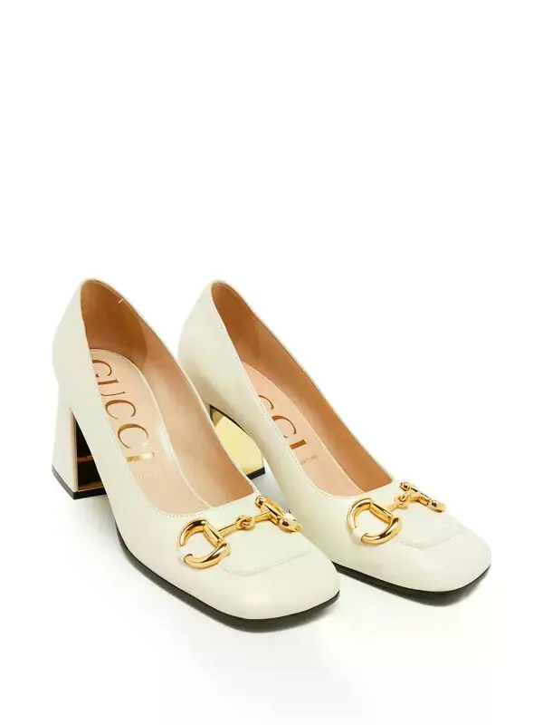 Gucci Horsebit Block-heel Pumps