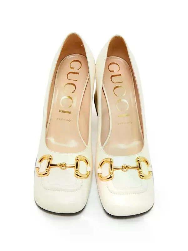 Gucci Horsebit Block-heel Pumps