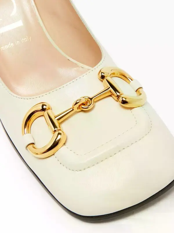Gucci Horsebit Block-heel Pumps