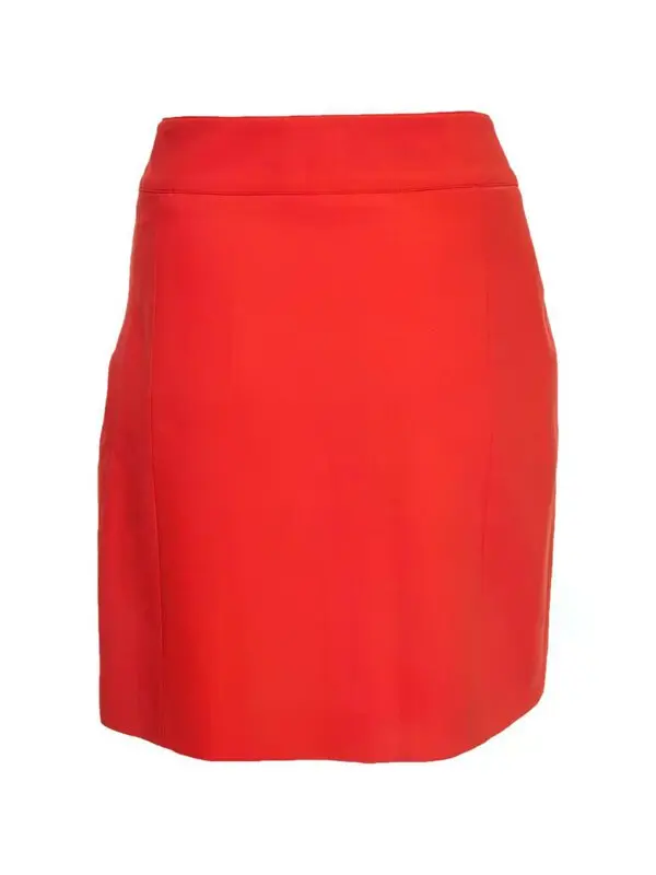 Moschino Flared Crepe Skirt