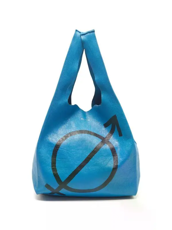 Balenciaga Supermarket Leather Tote Bag