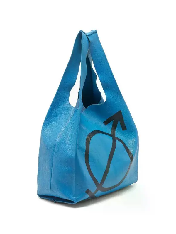 Balenciaga Supermarket Leather Tote Bag