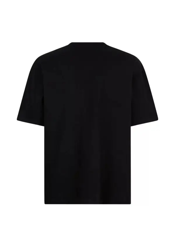 PHOBIA Lightning-print Embroidered T-shirt