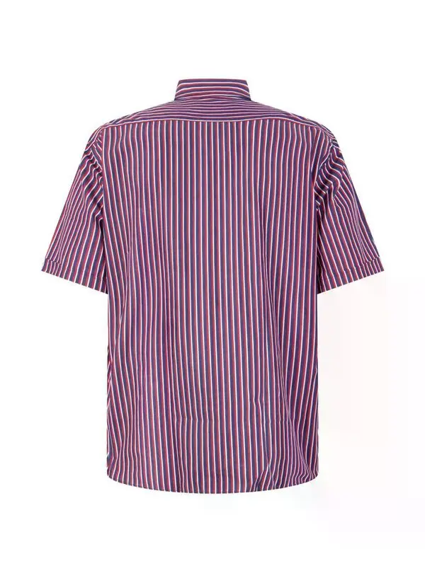 Paul & Shark Vertical-stripe Short-sleeved Shirt