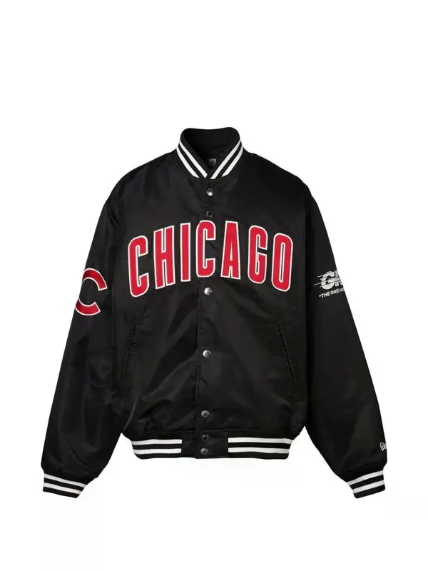 New Era Chicago Cubs Logo-embroidered Bomber Jacket