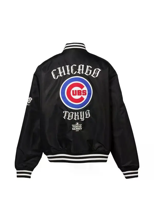 New Era Chicago Cubs Logo-embroidered Bomber Jacket