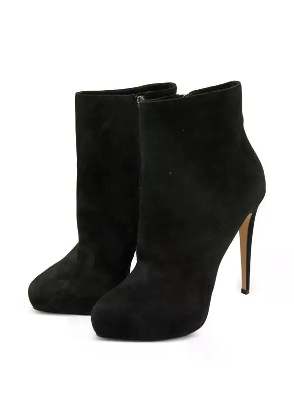 LE SILLA Pointed Toe Zip-up Ankle Boots
