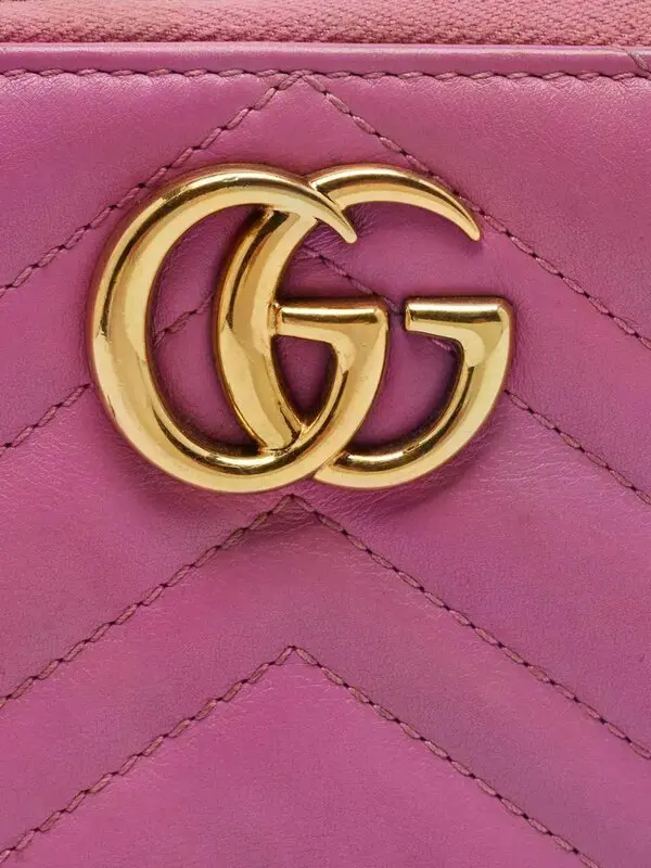 Gucci Gg Marmont Matelassé Continental Wallet