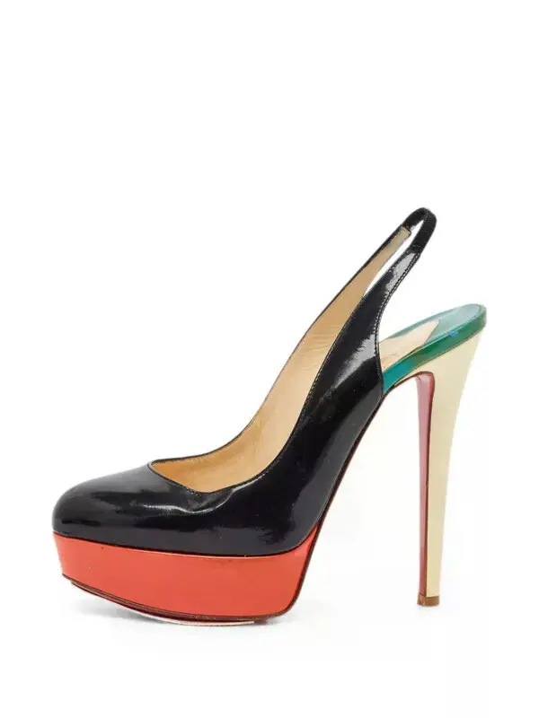 CHRISTIAN LOUBOUTIN Bianca Platform Slingback Sandals