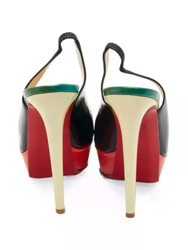 CHRISTIAN LOUBOUTIN Bianca Platform Slingback Sandals