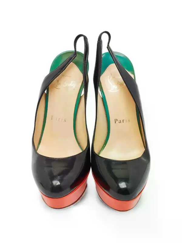 CHRISTIAN LOUBOUTIN Bianca Platform Slingback Sandals