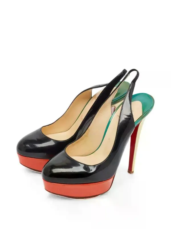 CHRISTIAN LOUBOUTIN Bianca Platform Slingback Sandals