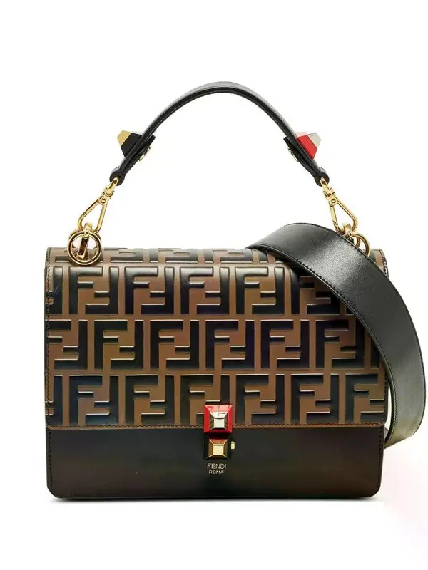 Fendi 2013 Medium Kan I Zucca Handbag