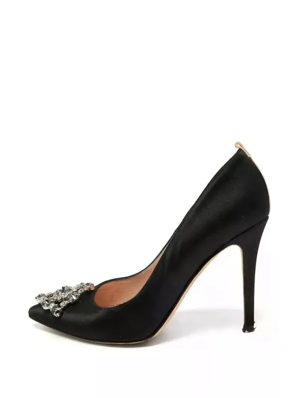 Sjp By Sarah Jessica Parker Crystal-embellished Pointed-toe Pumps