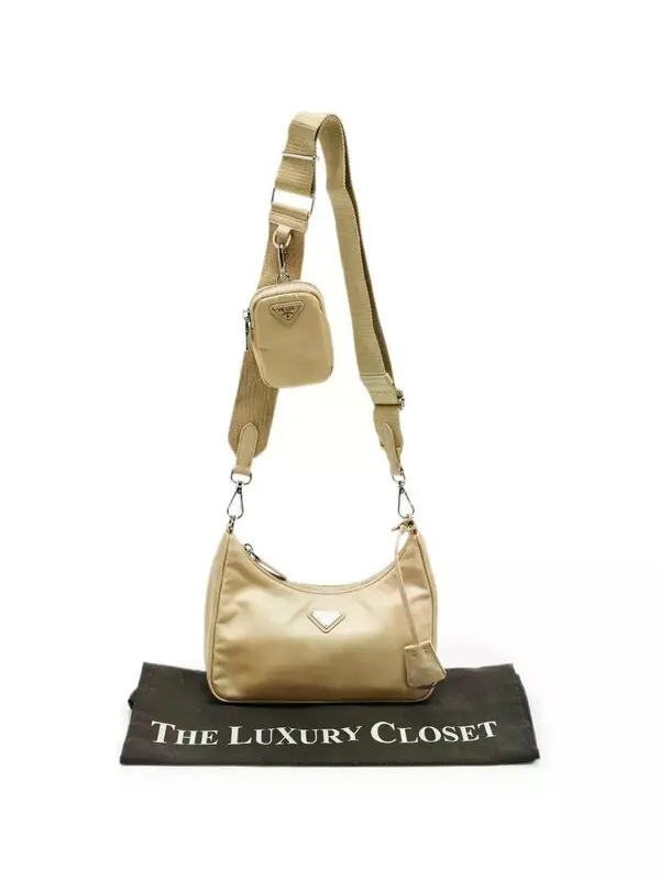Prada 2005 Logo-plaque Shoulder Bag