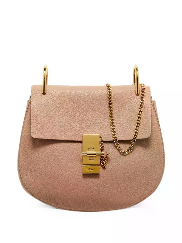 Chloé Medium Drew Leather Shoulder Bag - Pink