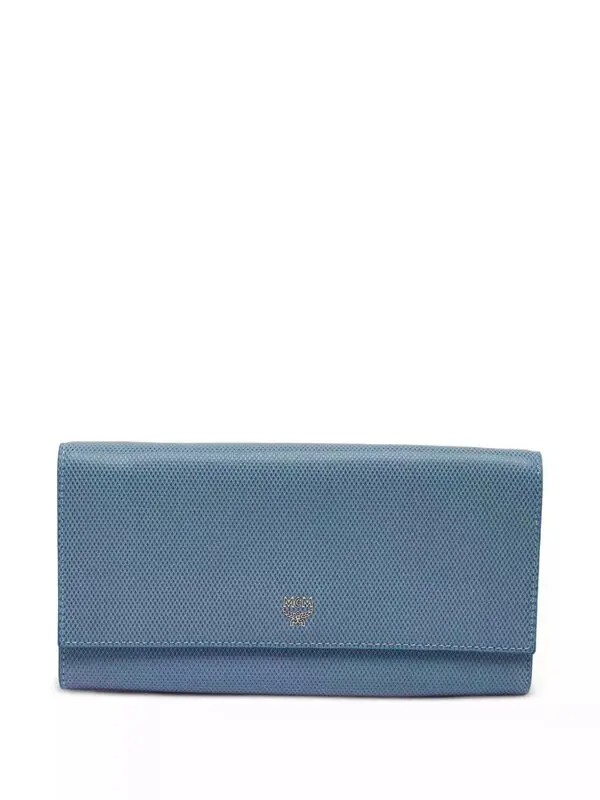 Mcm Leather Continental Wallet