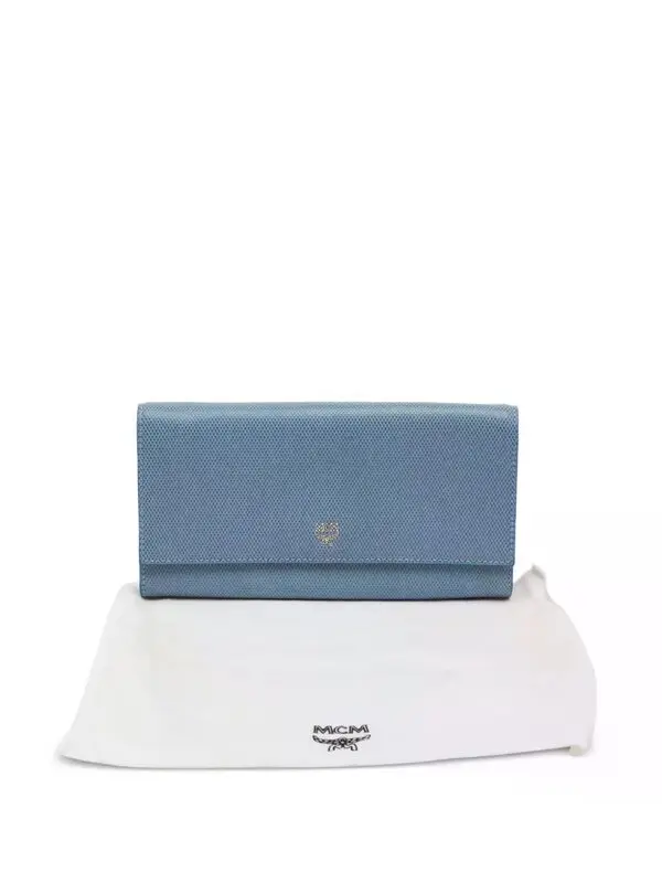 Mcm Leather Continental Wallet