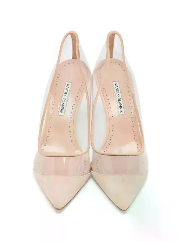 Manolo Blahnik Paneled Stiletto Pumps