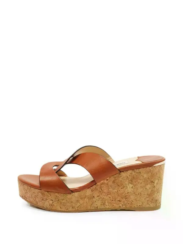 JIMMY CHOO Atia Wedge Sandals
