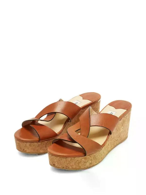 JIMMY CHOO Atia Wedge Sandals