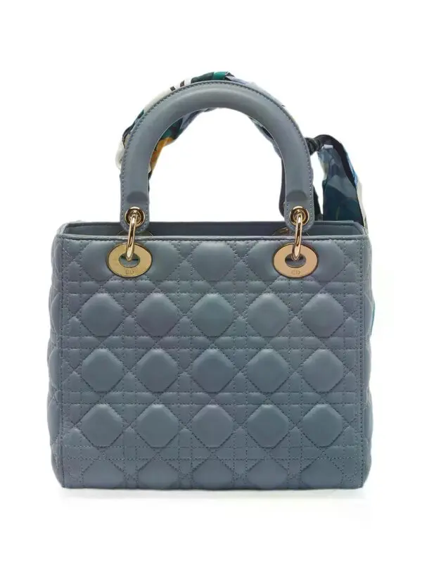 Dior 2018 Medium Lady Cannage Tote Bag