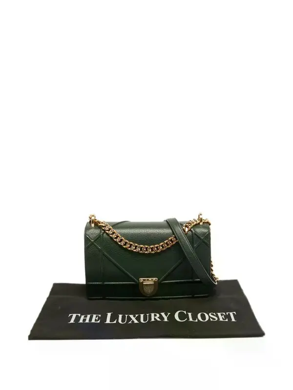 Dior 2018 Medium Diorama Cannage Shoulder Bag