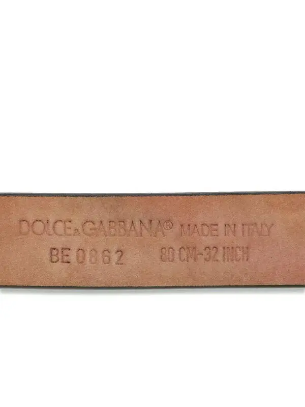 Dolce & Gabbana Logo Belt