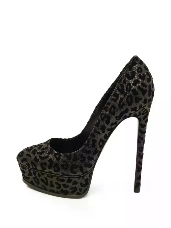 Casadei Leopard-print Pumps - Black