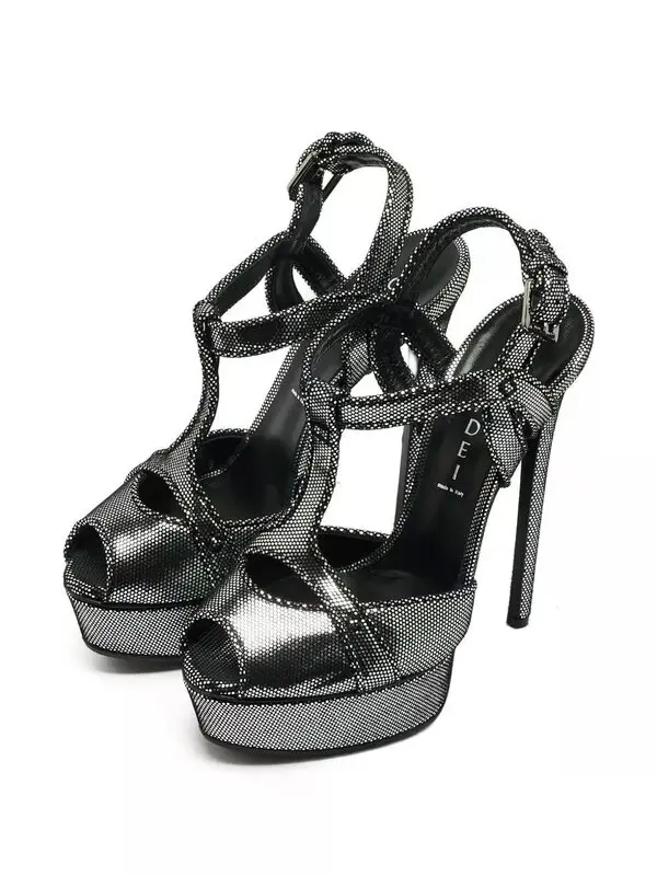 Casadei Textured Platform Sandals