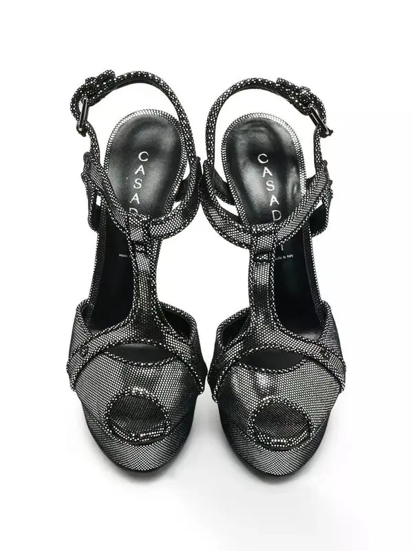 Casadei Textured Platform Sandals