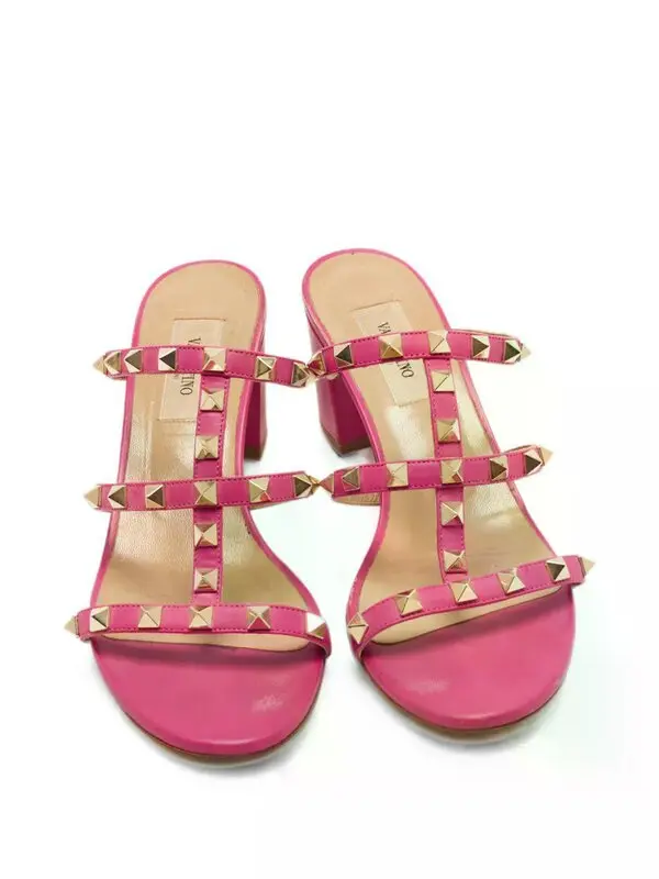Valentino Garavani Rockstud Block-heel Sandals