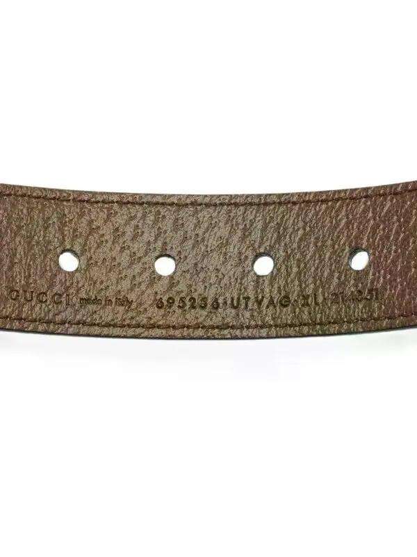 Gucci Web Demetra-leather Pet Collar