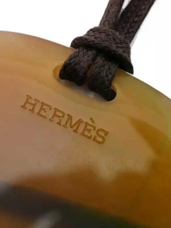 Hermès Engraved Logo Necklace