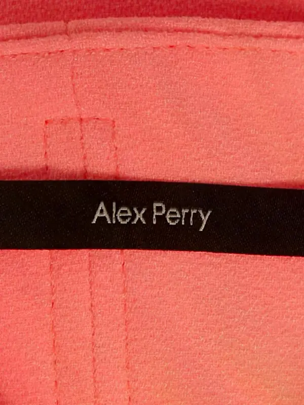Alex Perry Strapless Crepe Mini Dress