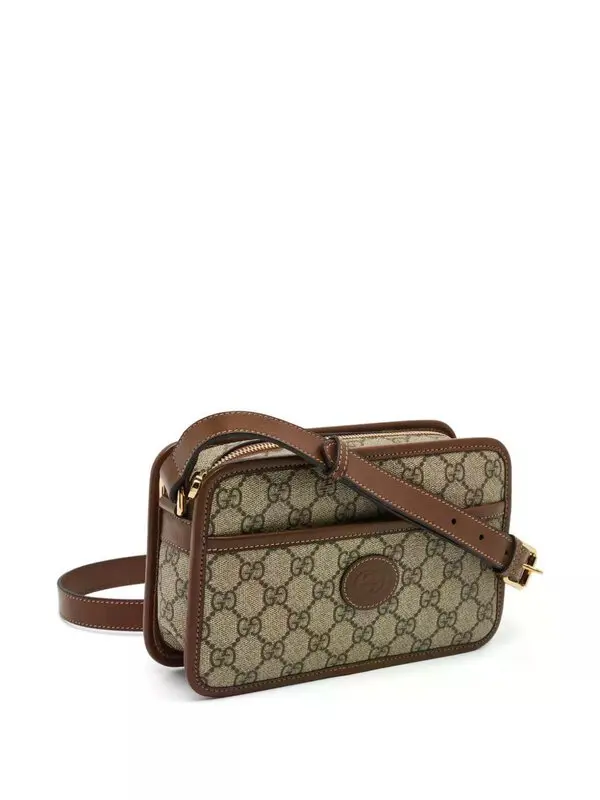 Gucci Interlocking G Gg Supreme Cross Body Bag