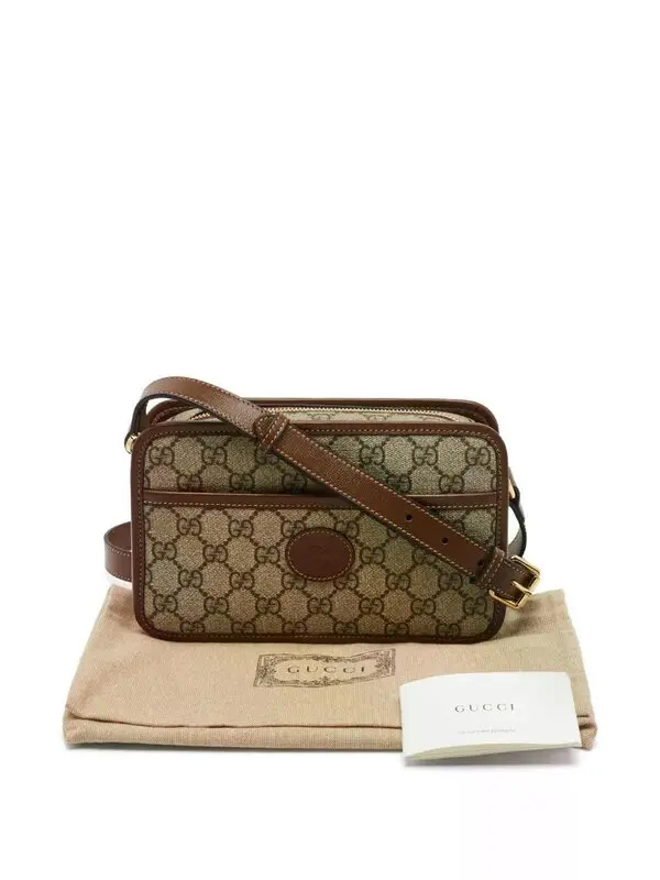 Gucci Interlocking G Gg Supreme Cross Body Bag