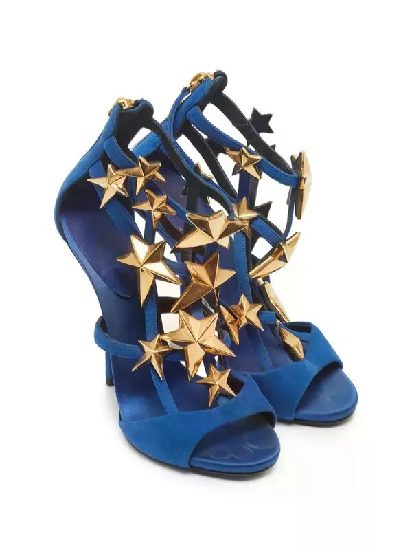 GIUSEPPE ZANOTTI Star-embellished Cage Sandals