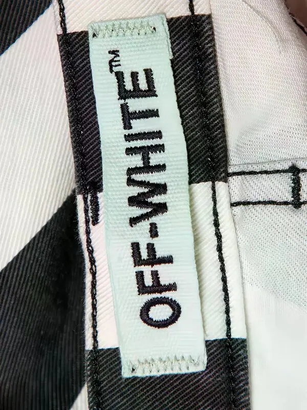 Off-White 2024 Striped Denim Trousers
