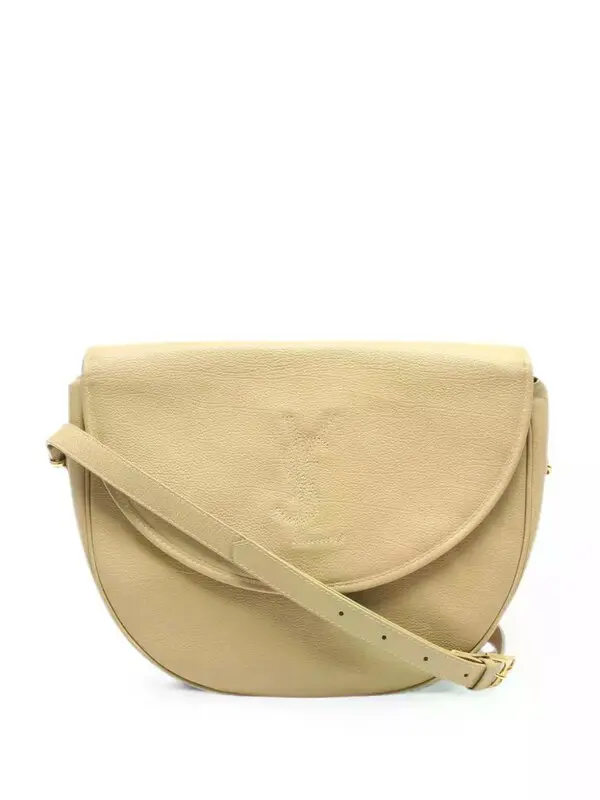 Saint Laurent 2000s Logo-stitching Shoulder Bag