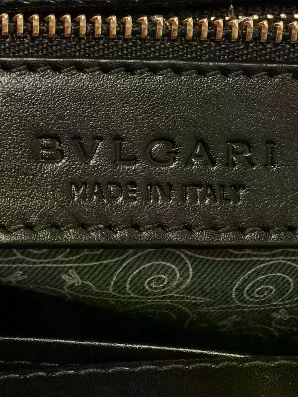 BVLGARI Isabella Rossellini Patent Leather Tote Bag