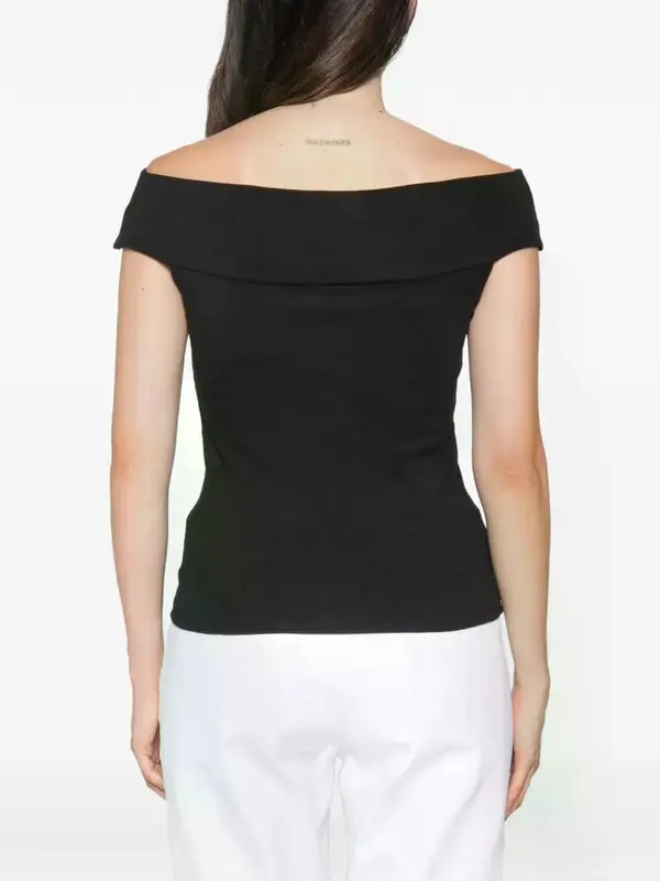 ANDIATA Off-shoulder Crossover Top