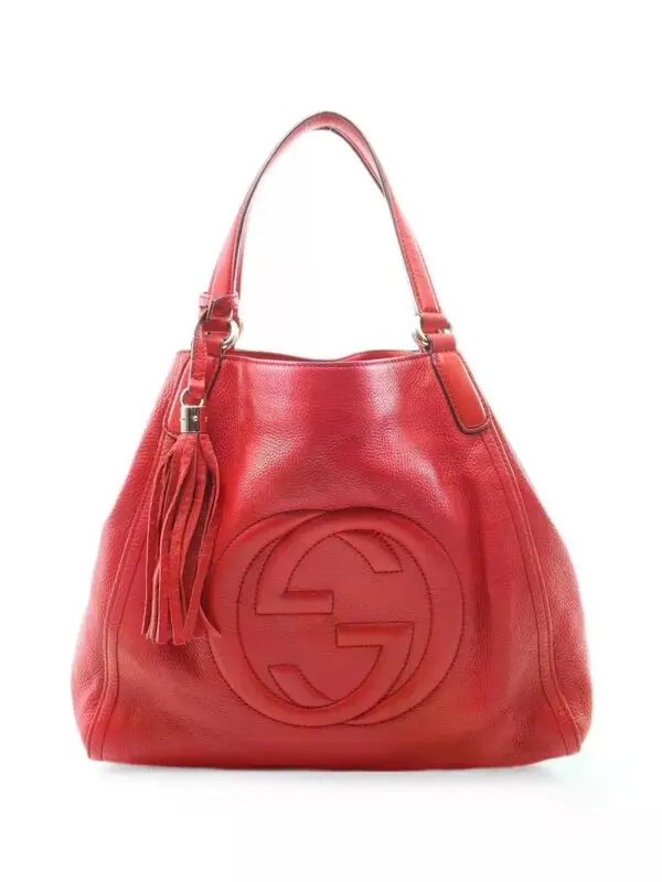 Gucci 2010s Soho Cellarius Interlocking G Tote Bag
