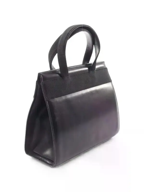 FERRAGAMO 2000s Vara-ribbon Leather Tote Bag